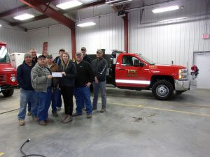 Ute Fire Department Donation - NEW Cooperative Inc.